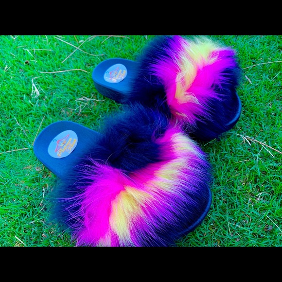 Shoes | Luxury Fox Fur Slipper | Poshmark